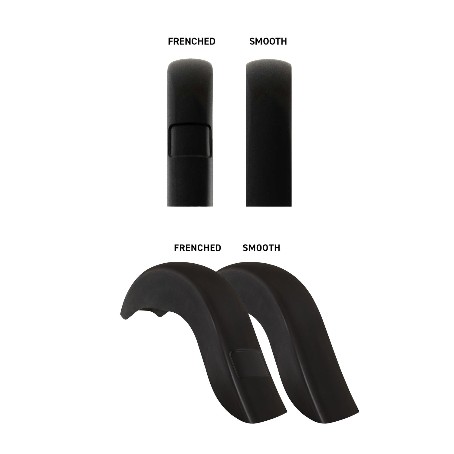 Builder's Series Extended Benchmark Rear Fender for Custom Builds ...