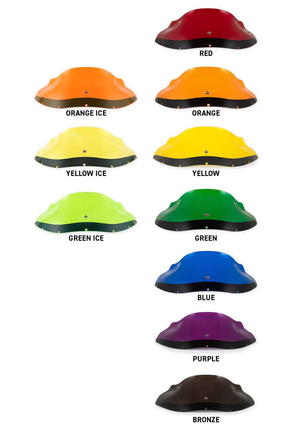 Kolor Windshield for Harley-Davidson® FXRP Style Fairings