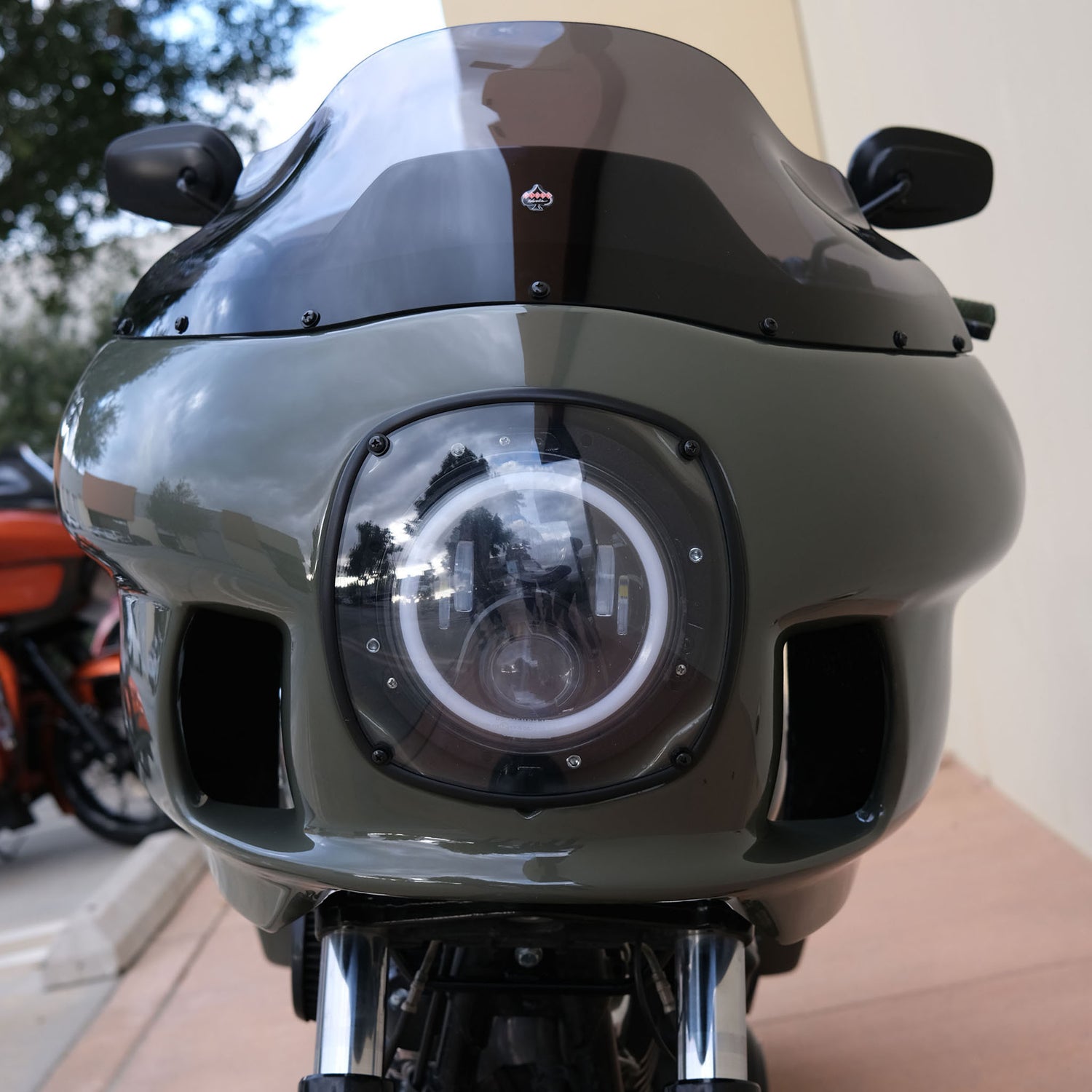 Fairing Headlight Cover for Harley-Davidson® FXRP, FXRT and FXRD Style